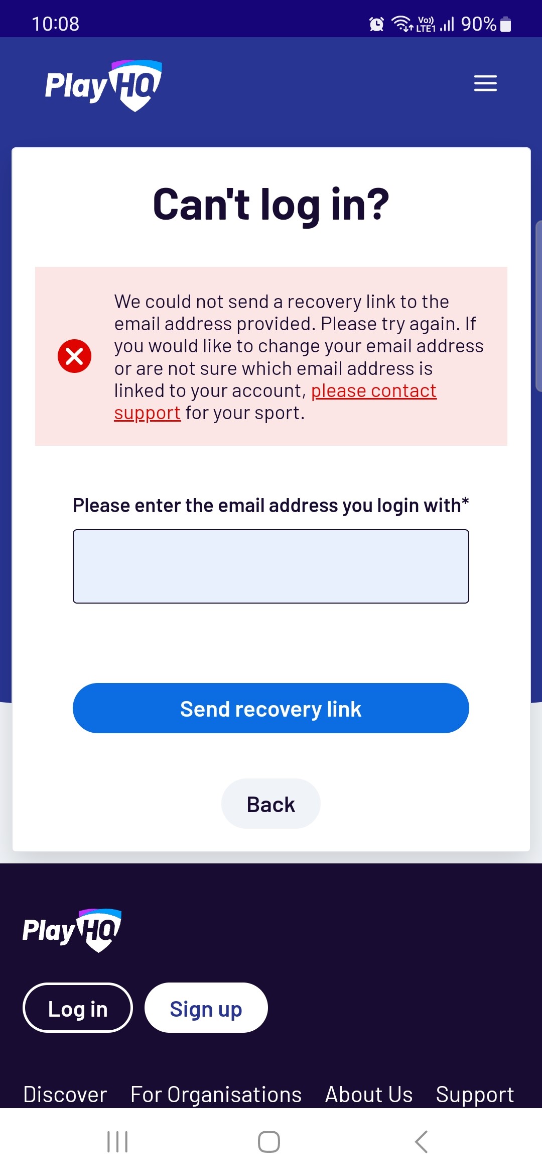 Verifying your PlayHQ account – Play Cricket Support