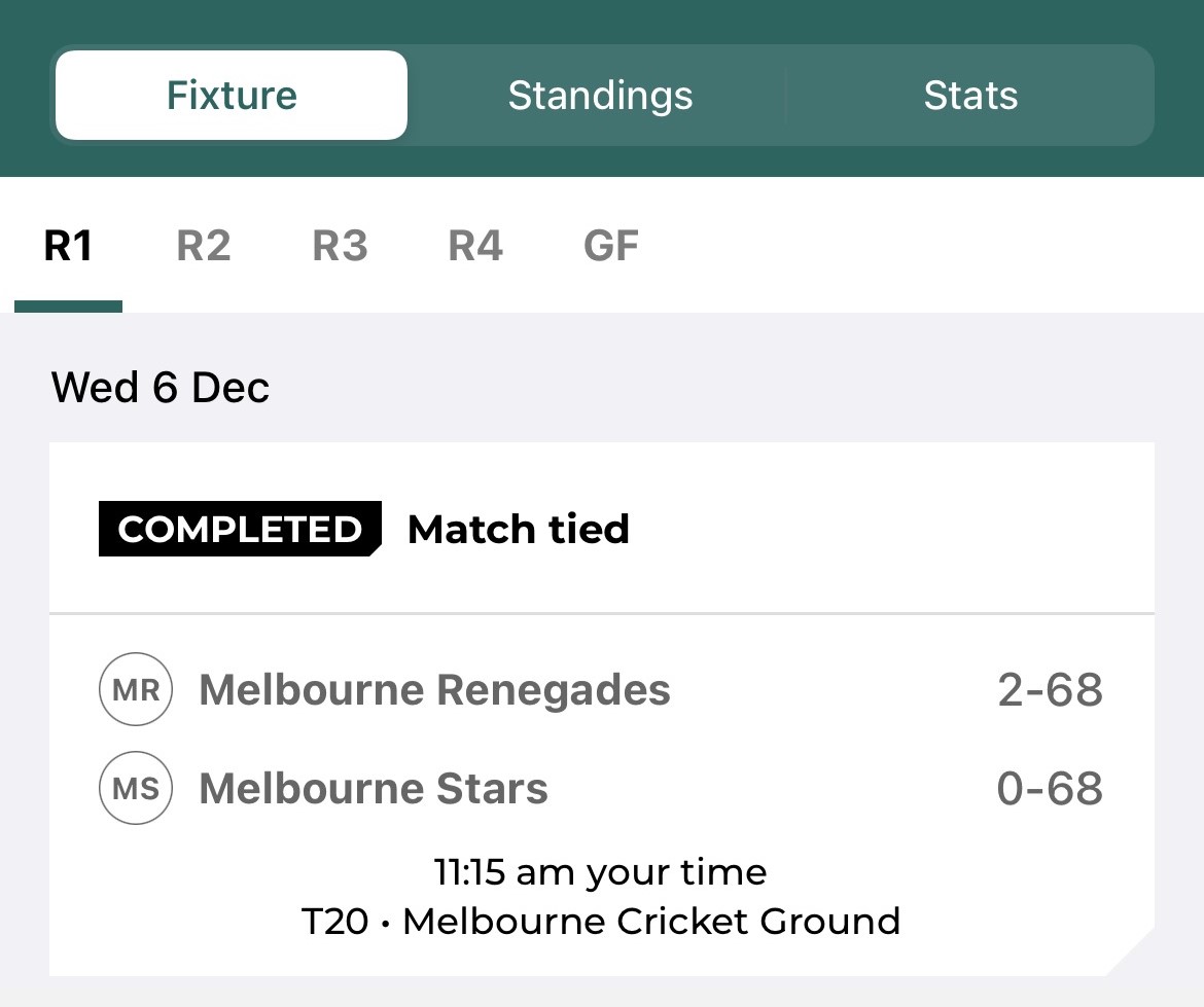 Variance between match statuses on PlayHQ & PlayCricket – Play Cricket Support